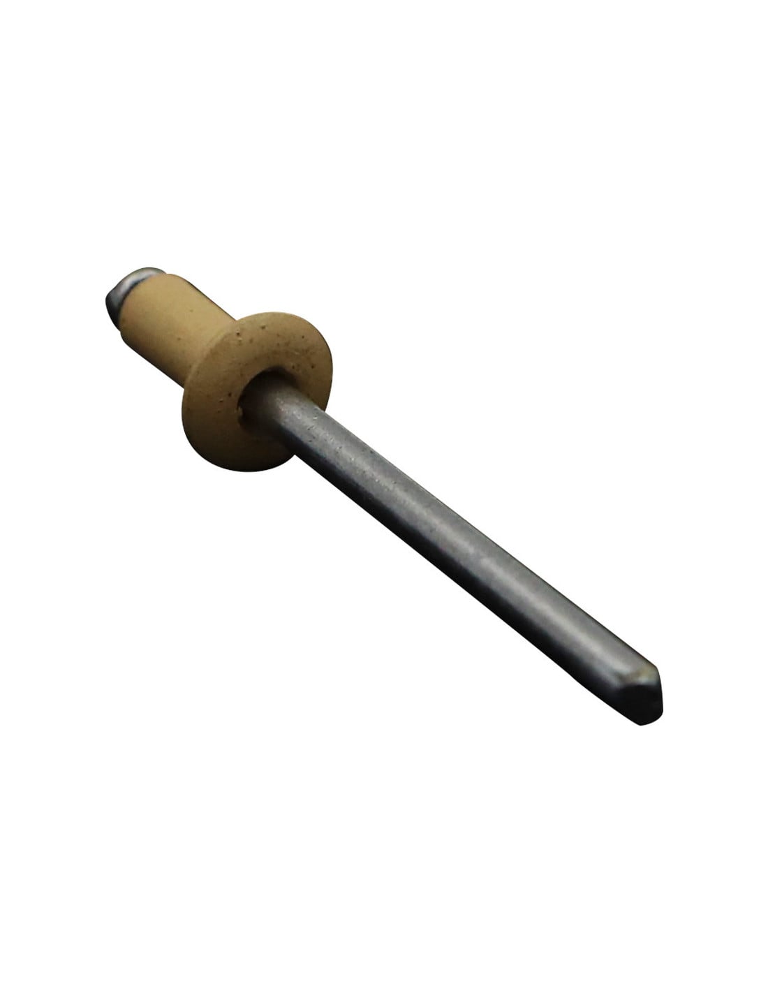 Rivet aveugle tout acier Acier zingué Tête plate 4X8 RAL1001 beige 50%BRI