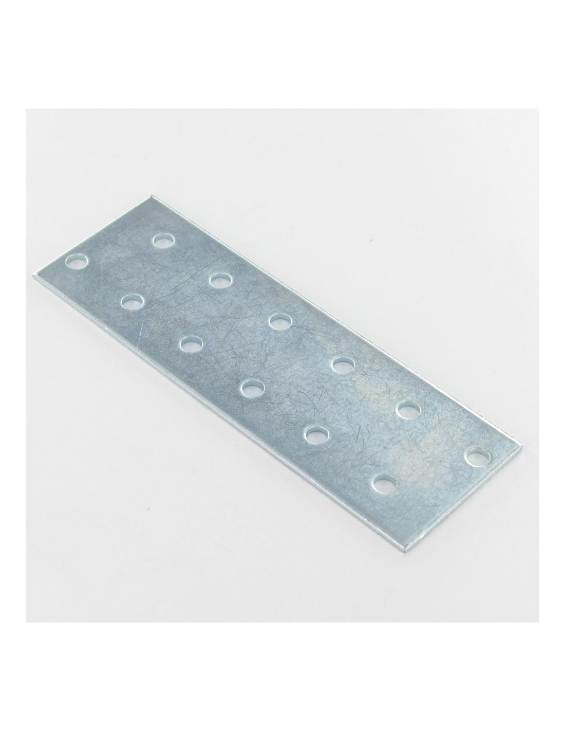 Plaque perforée Trou 5 40X120 EP2 Acier zingué blanc