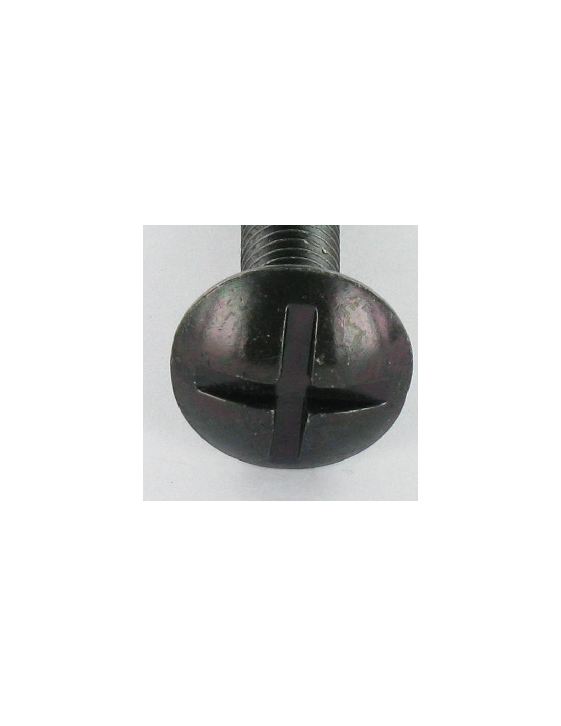 Vis Poelier tête ronde large Tête ronde large Fendue En Croix M8X50 ...