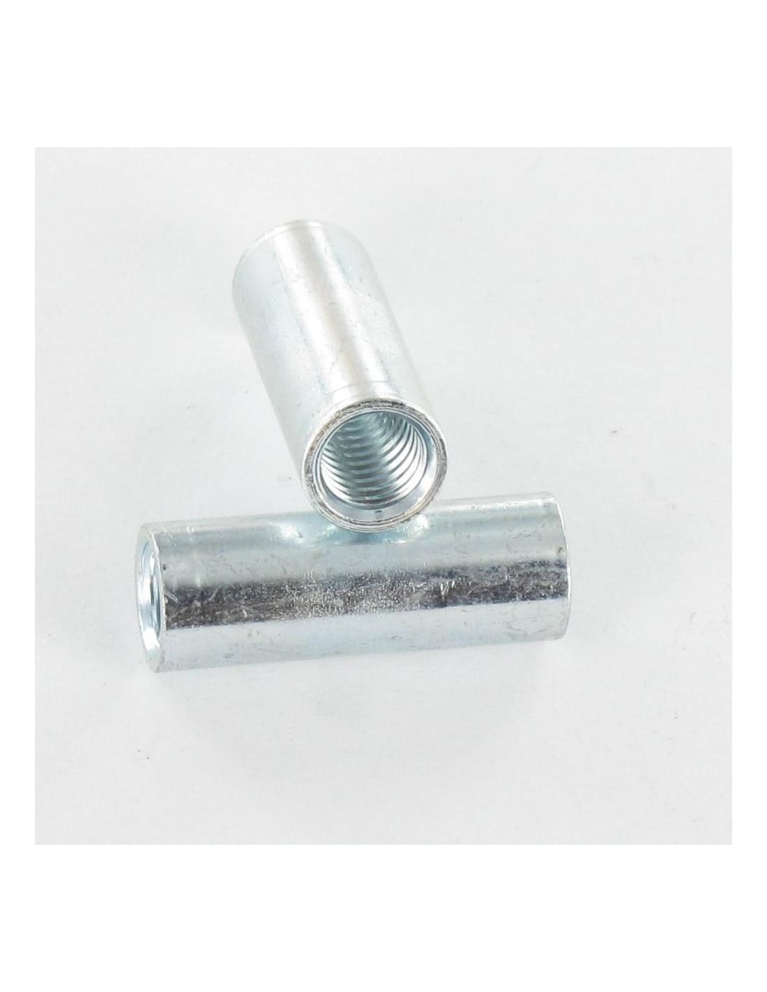 Manchon Cylindrique 8X22 M6 Acier zingué blanc - Vis-expresss