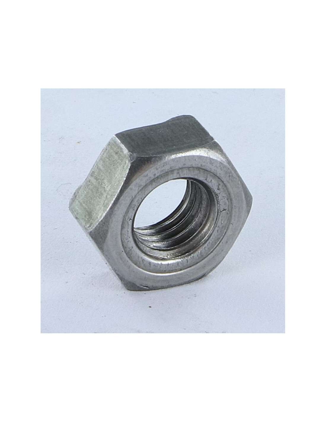 Ecrou Hexagonal à souder M12 Pas de 150 Acier brut